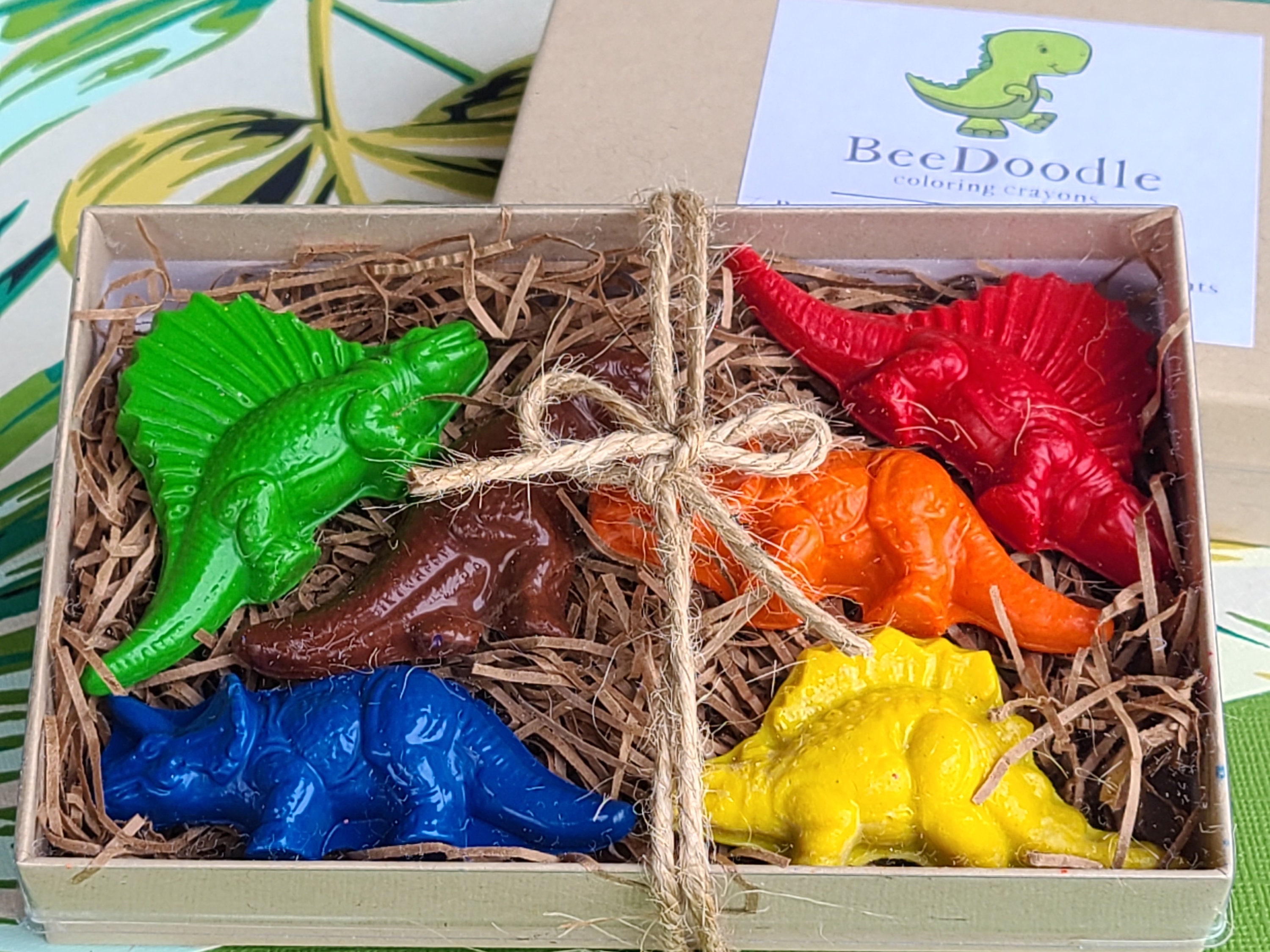 Dinosaur Crayons Kids Gift Dino Birthday Party Favors - Etsy