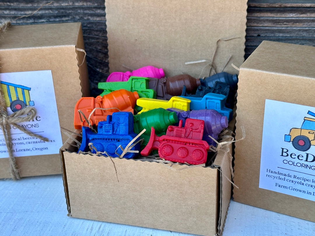 Crayons Ready to Gift Give Construction Vehicles Inspire Creativity for ...