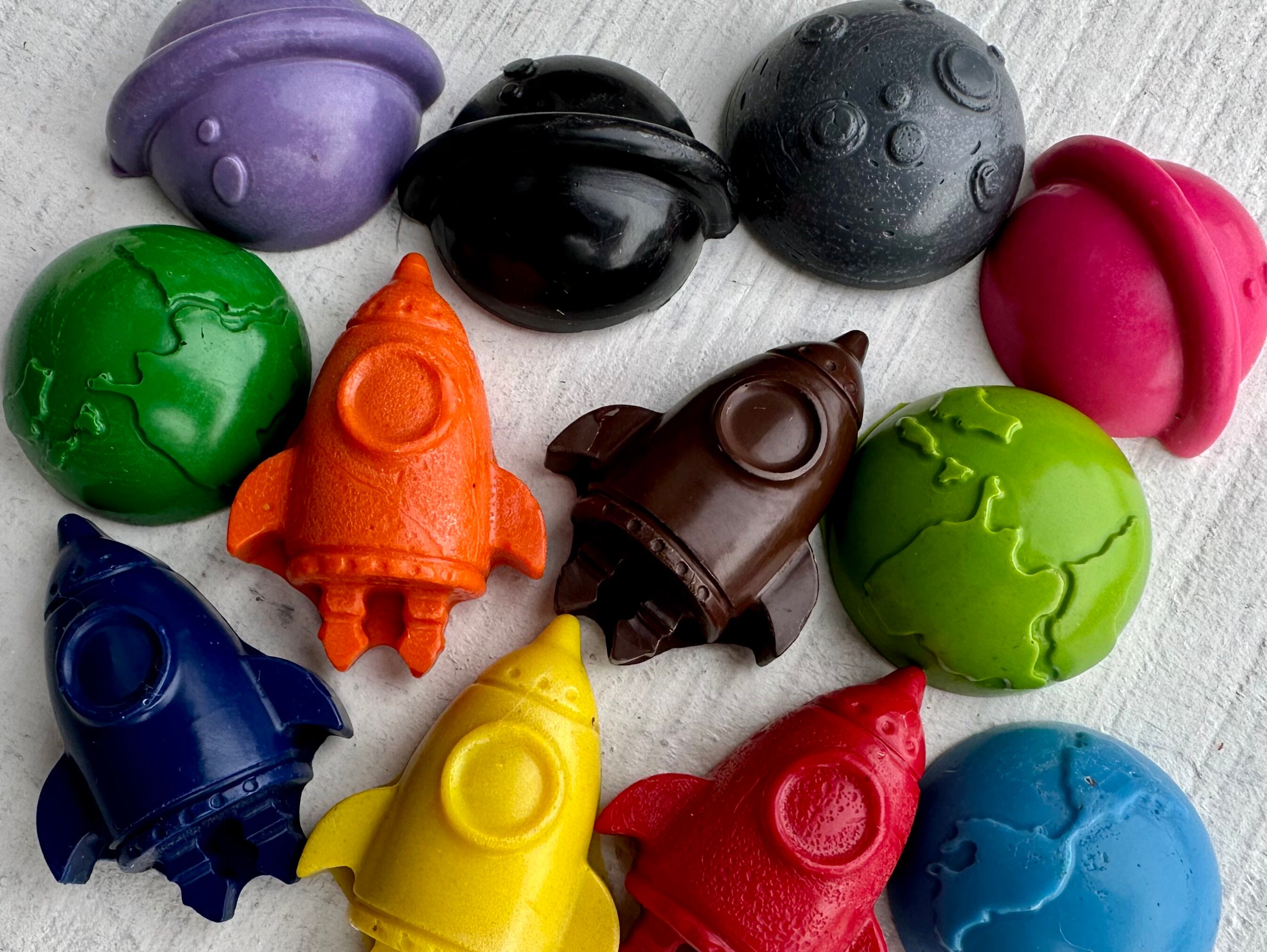 Crayons Rockets and Planets Kids Space Gift Stocking - Etsy