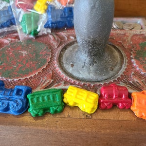 Train Party Favor Crayons - Custom Kids Gift - Etsy