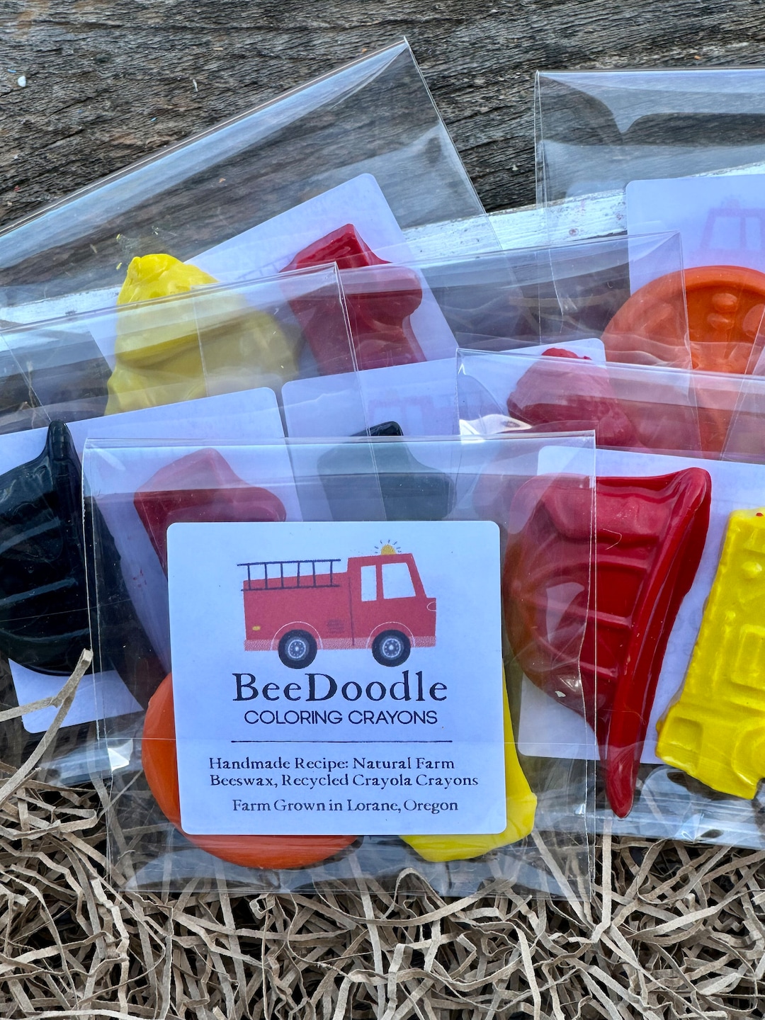 Fire Fighter Crayons - Fireman Birthday Party Favors - Fire Truck ...