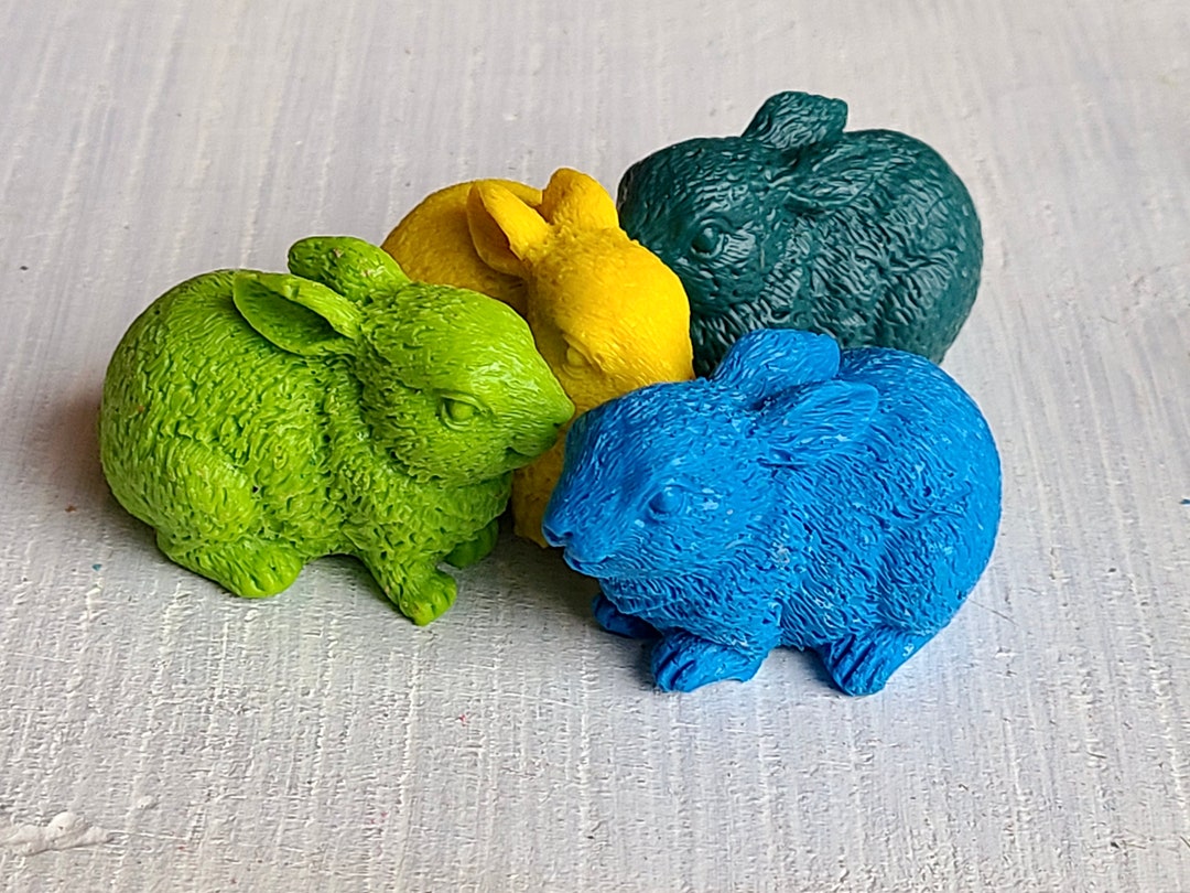 Easter Crayons - Easter Bunny Basket Gift - Farm Grown Beeswax Crayons ...