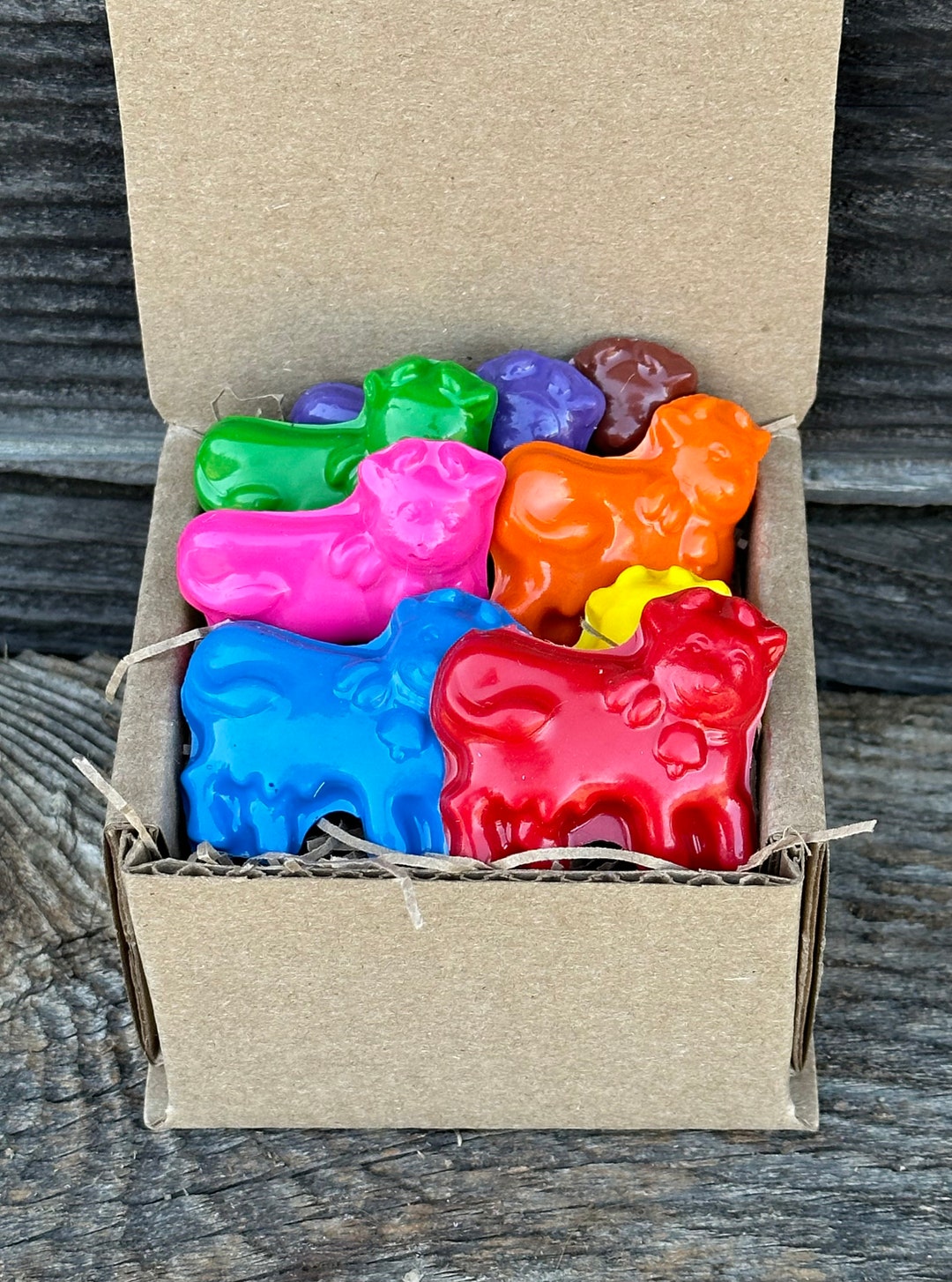 Cow Crayons - Handmade on Small Farm With Natural Beeswax and Recycled ...