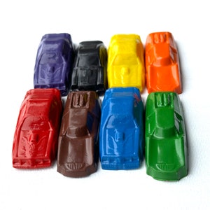 Race Car Crayons Party Favors: Personalized Birthday Treat Bags - Etsy
