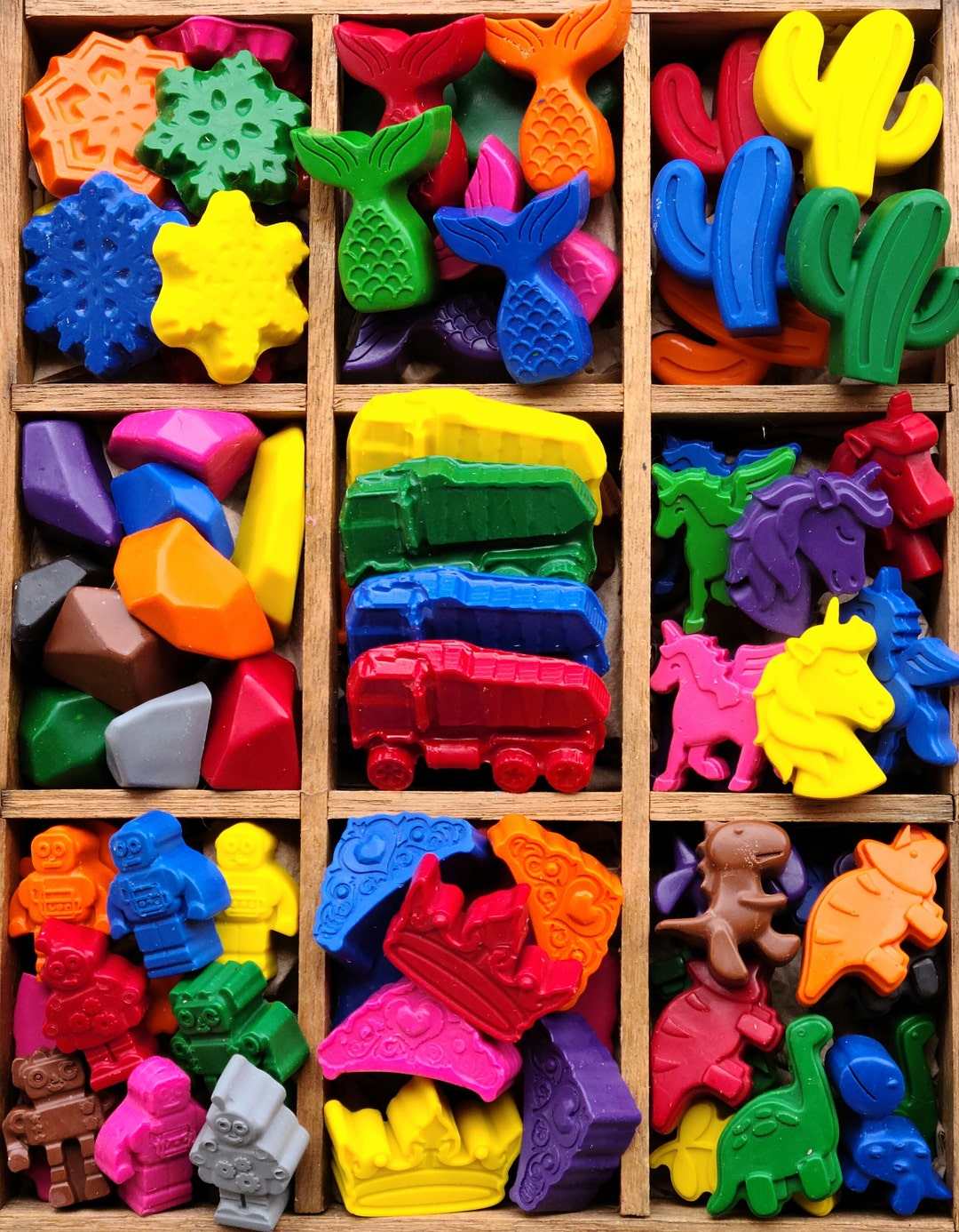 BULK Crayons - Big Coloring Sheet Crayon Bar - Dinosaurs - Race Cars ...