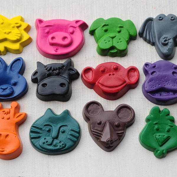 Animal Crayons - Etsy
