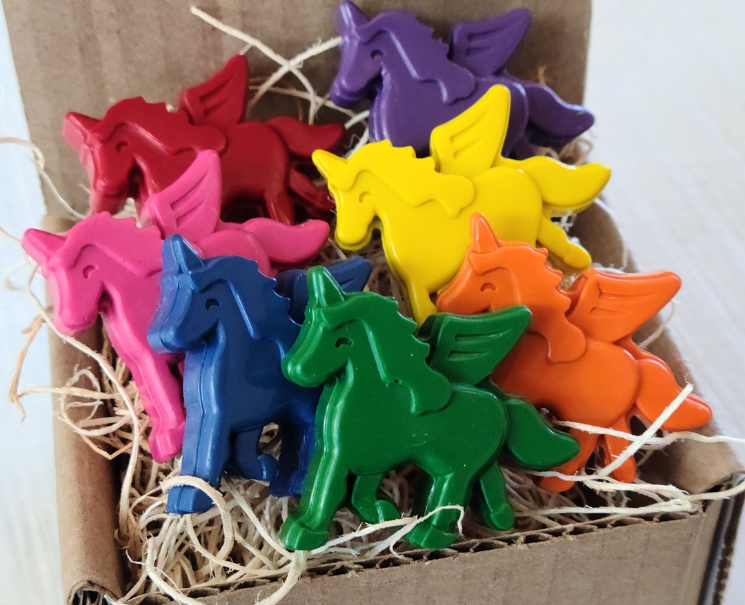 Unicorn Crayons Unicorn Gift Natural Coloring Crayons - Etsy