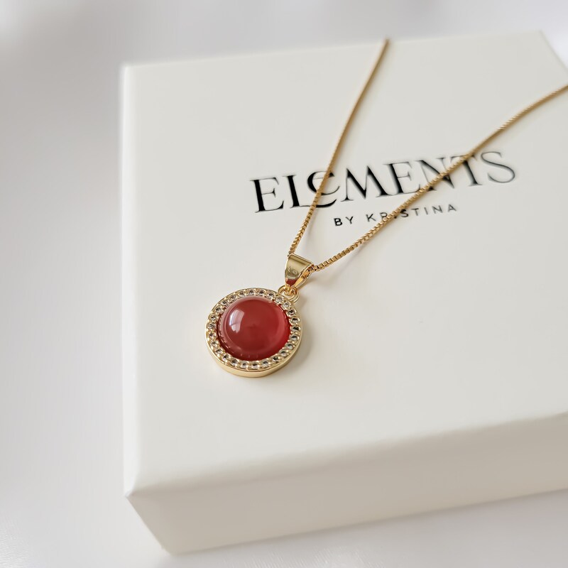 Carnelian Jewelry - Etsy