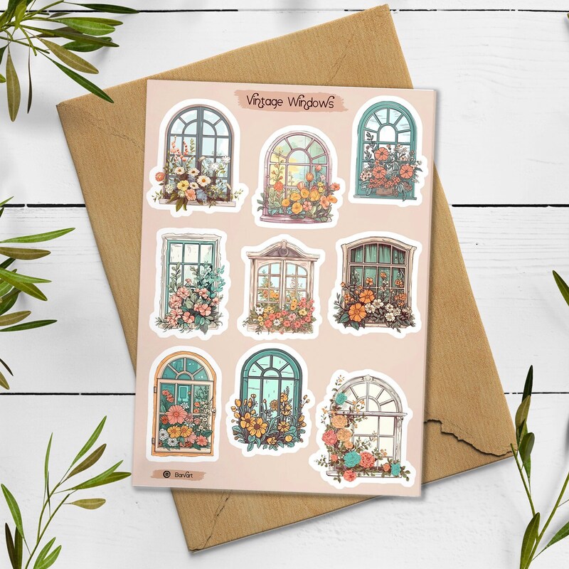 Spring Stickers - Etsy