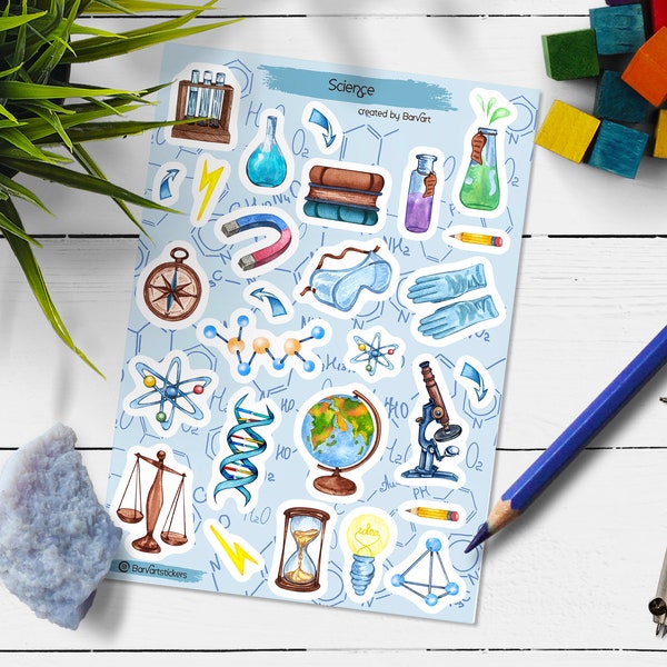 Science Sticker - Etsy