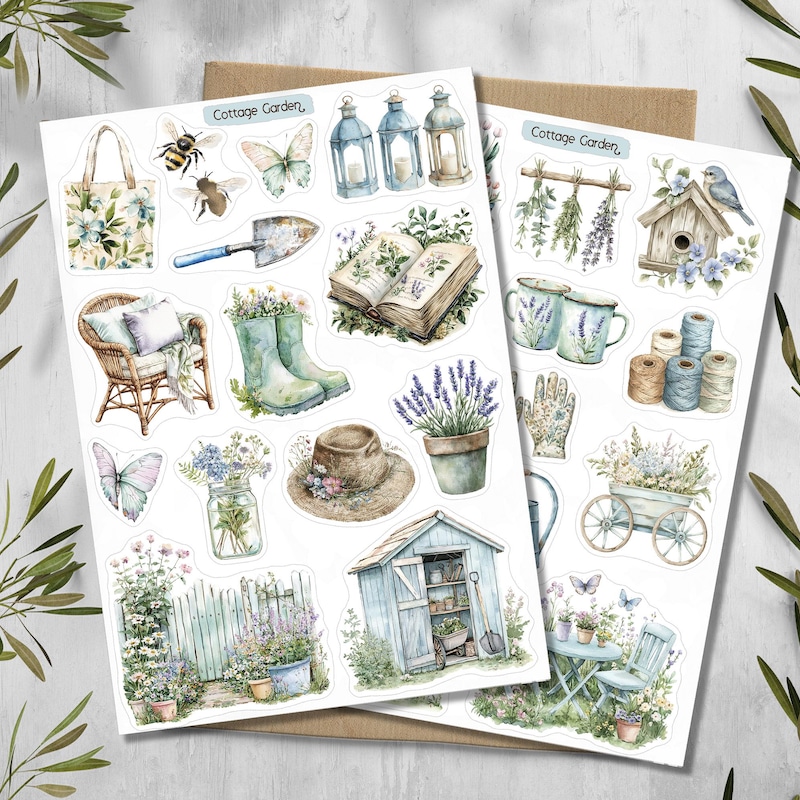Stickers Gardens - Etsy UK