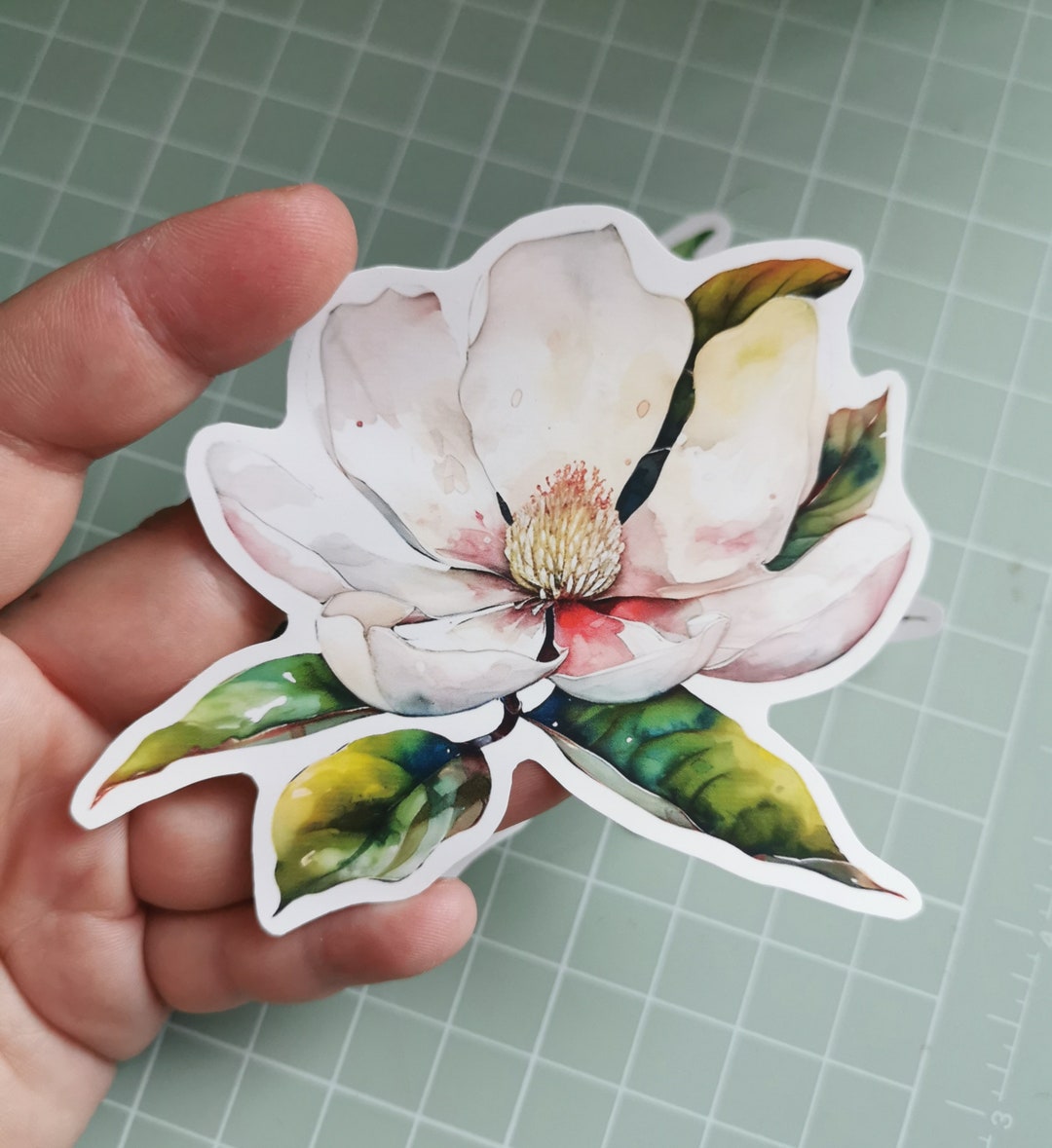 Magnolia Stickers. Magnolia Bloom Sticker. Spring Stickers. Bullet ...