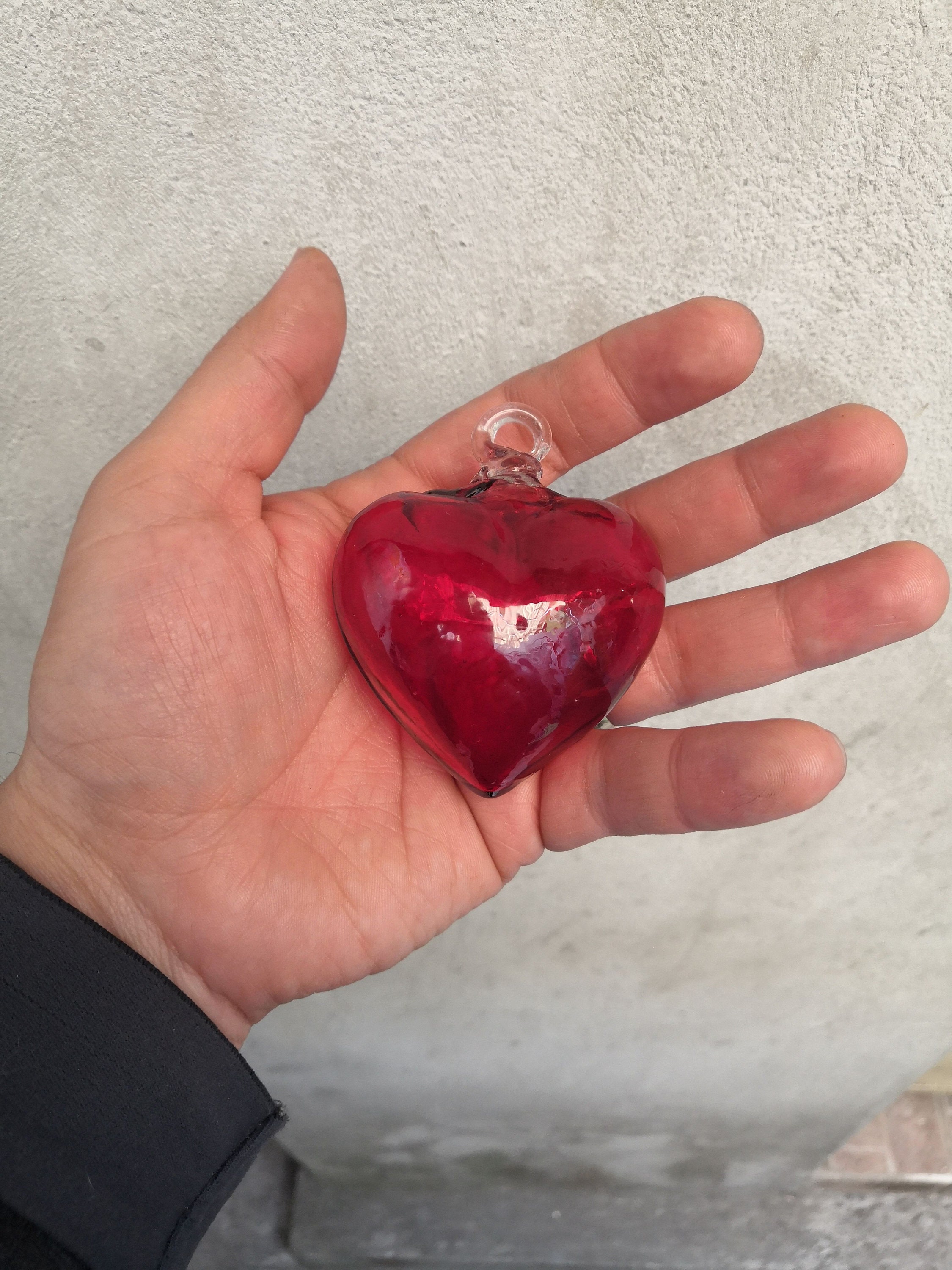 Cabo Heart. Corazón De Vidrio Soplado. 3.5 - Etsy