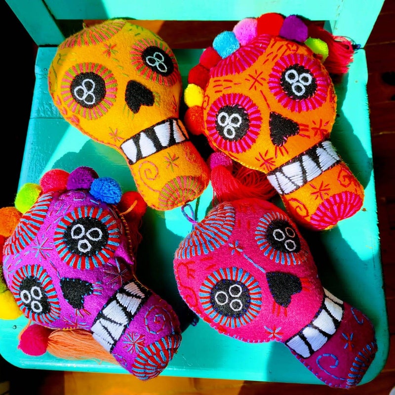 Calavera Embroidery - Etsy