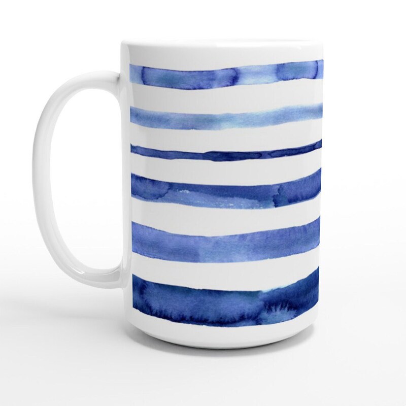 Striped Mugs - Etsy
