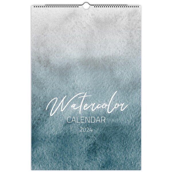 Watercolor Calendar - Etsy