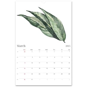 2025 2026 Calendar, Botanical Calendar, Wall Calendar, Mid Year ...