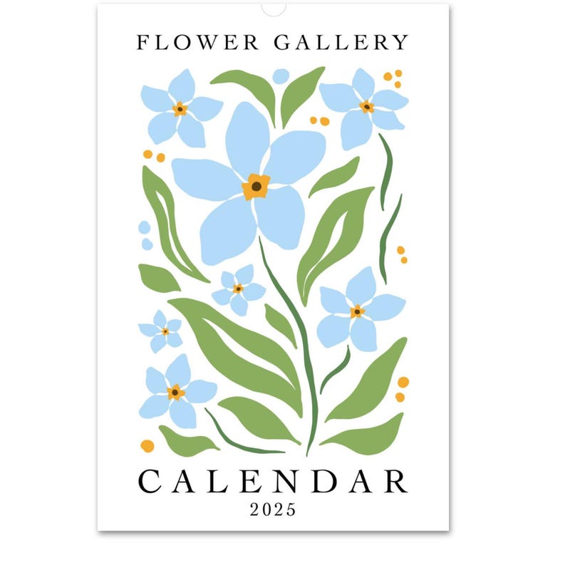 Flower Calendar - Etsy