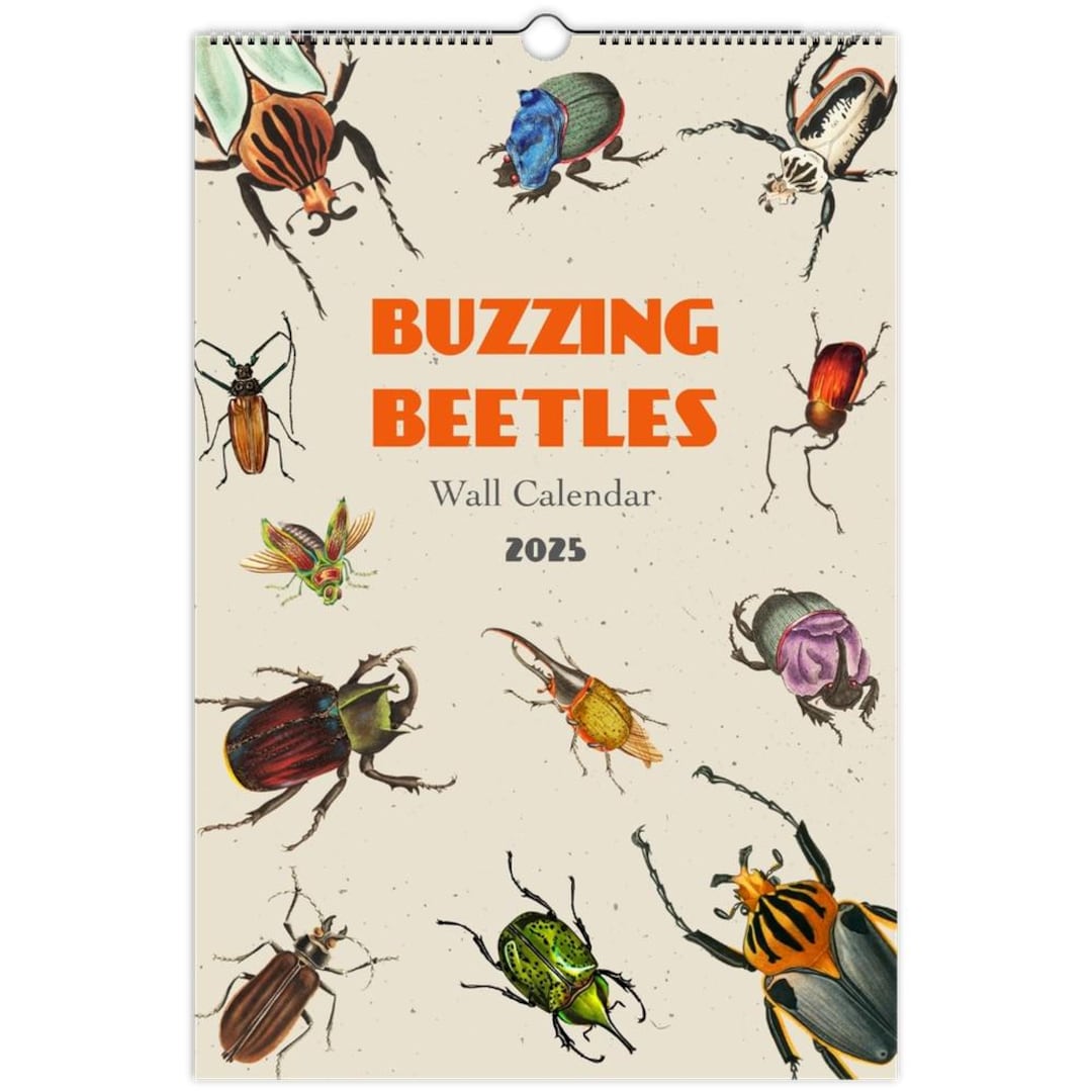 2026 Calendar, Beetles Calendar, Bugs Calendar, Entomology Calendar ...