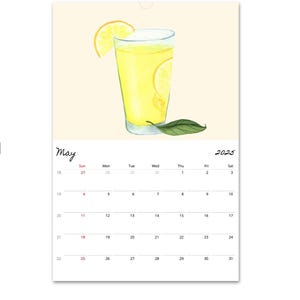 2025 2026 Calendar, Lemon Calendar, Mid Year Calendar, Monthly Calendar ...