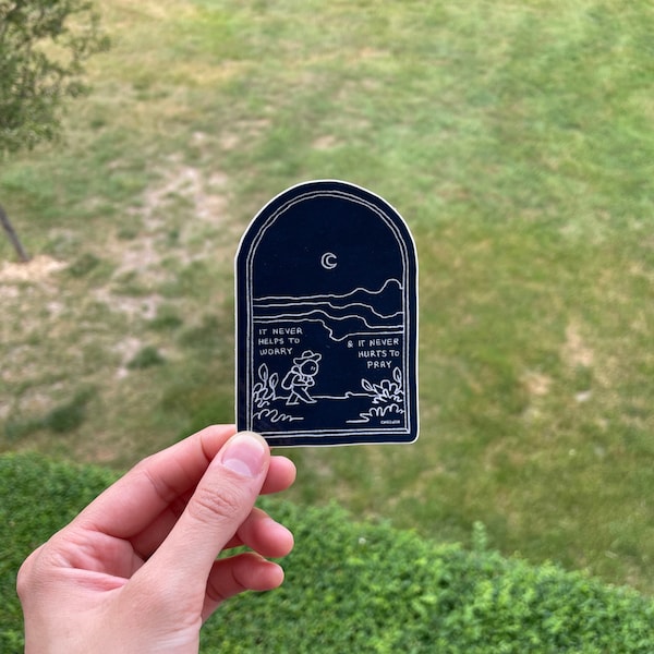 White Arch Sticker - Etsy