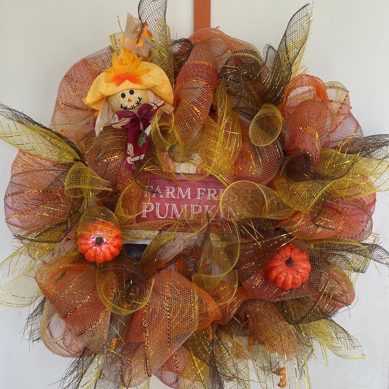 Fall Deco Mesh - Etsy