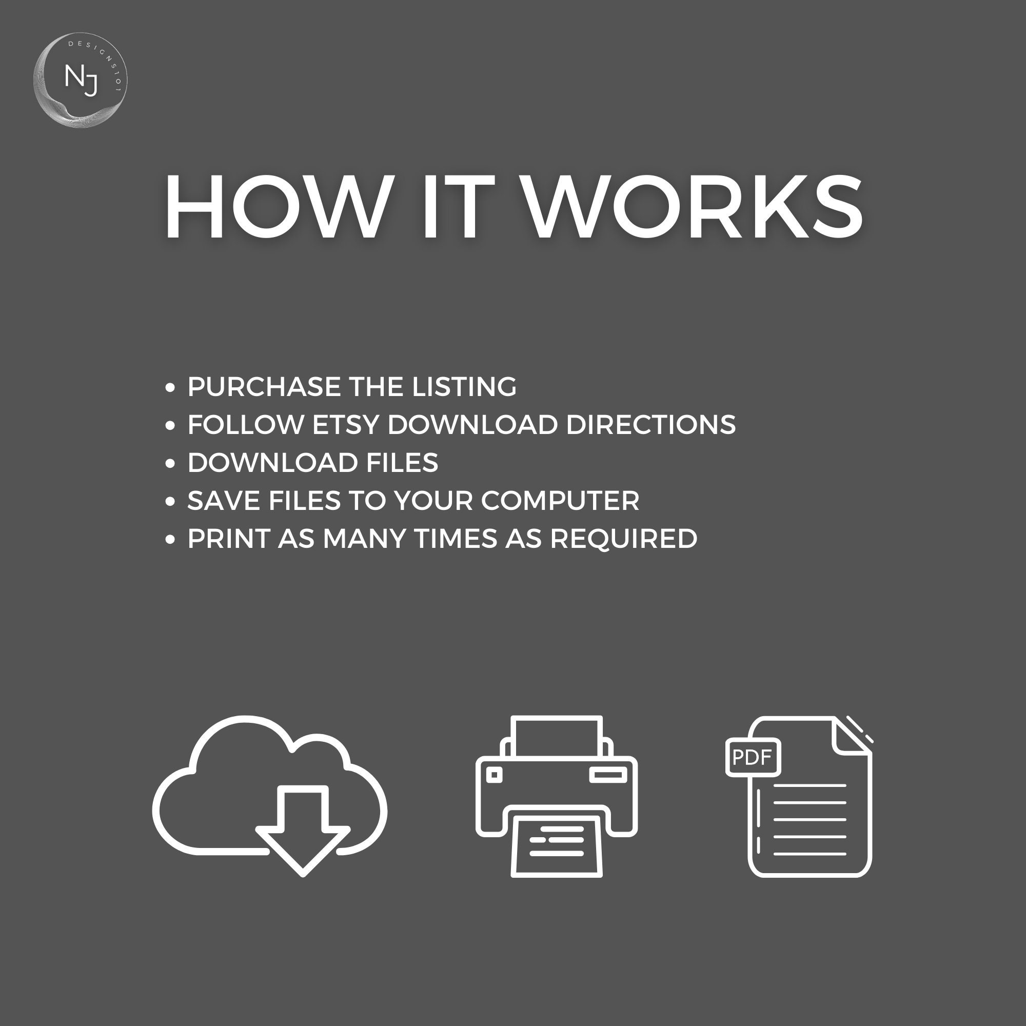 Minimal Monthly Attendance Log Printable, Landscape, Attendance Tracker ...