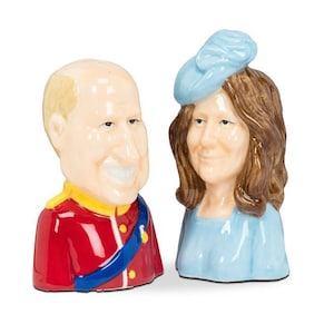 Prince William and Princess Catherine ( Kate ) Salt and Pepper Shakers ...