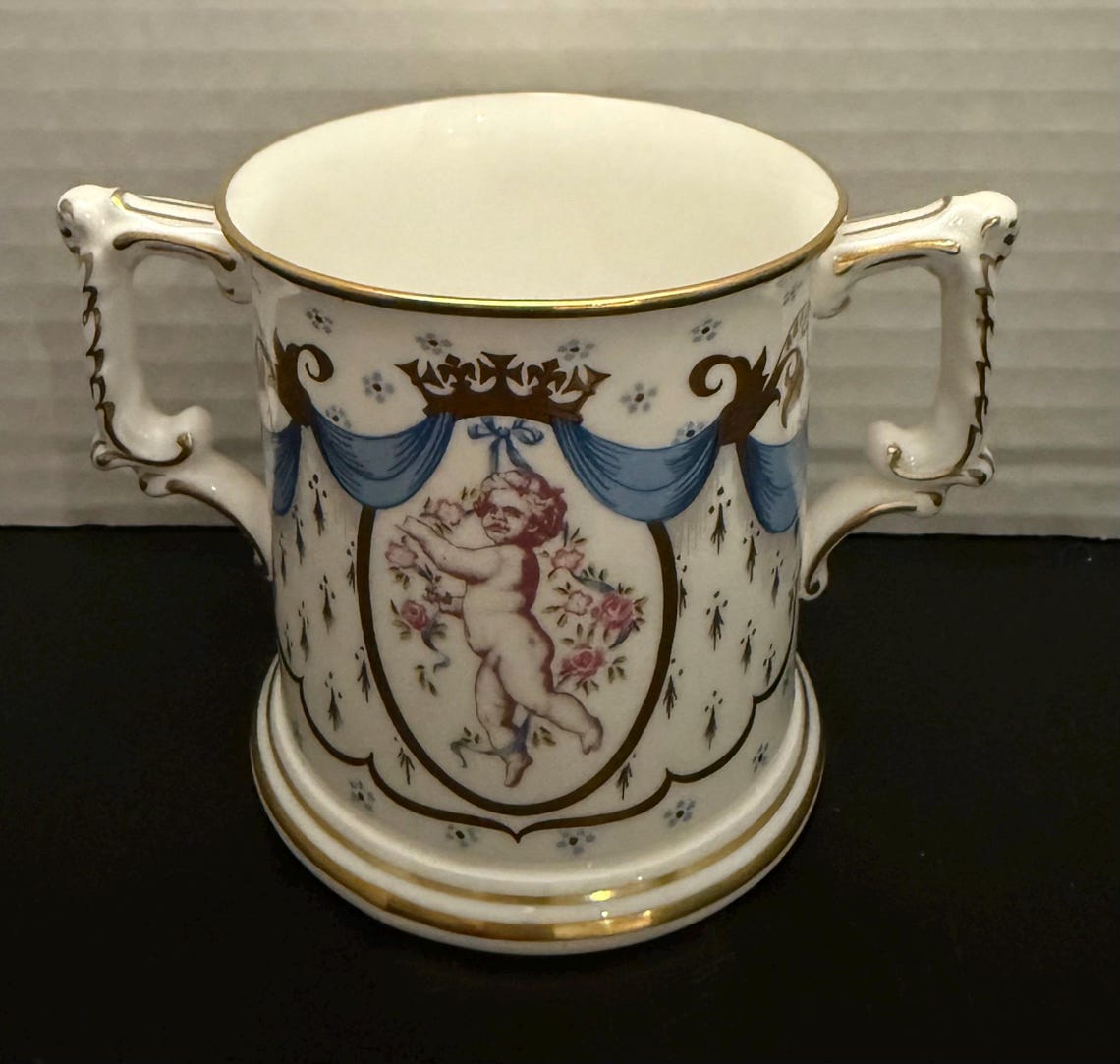 Royal Crown Derby Birth of Prince Henry (harry) LE Loving Cup - Etsy