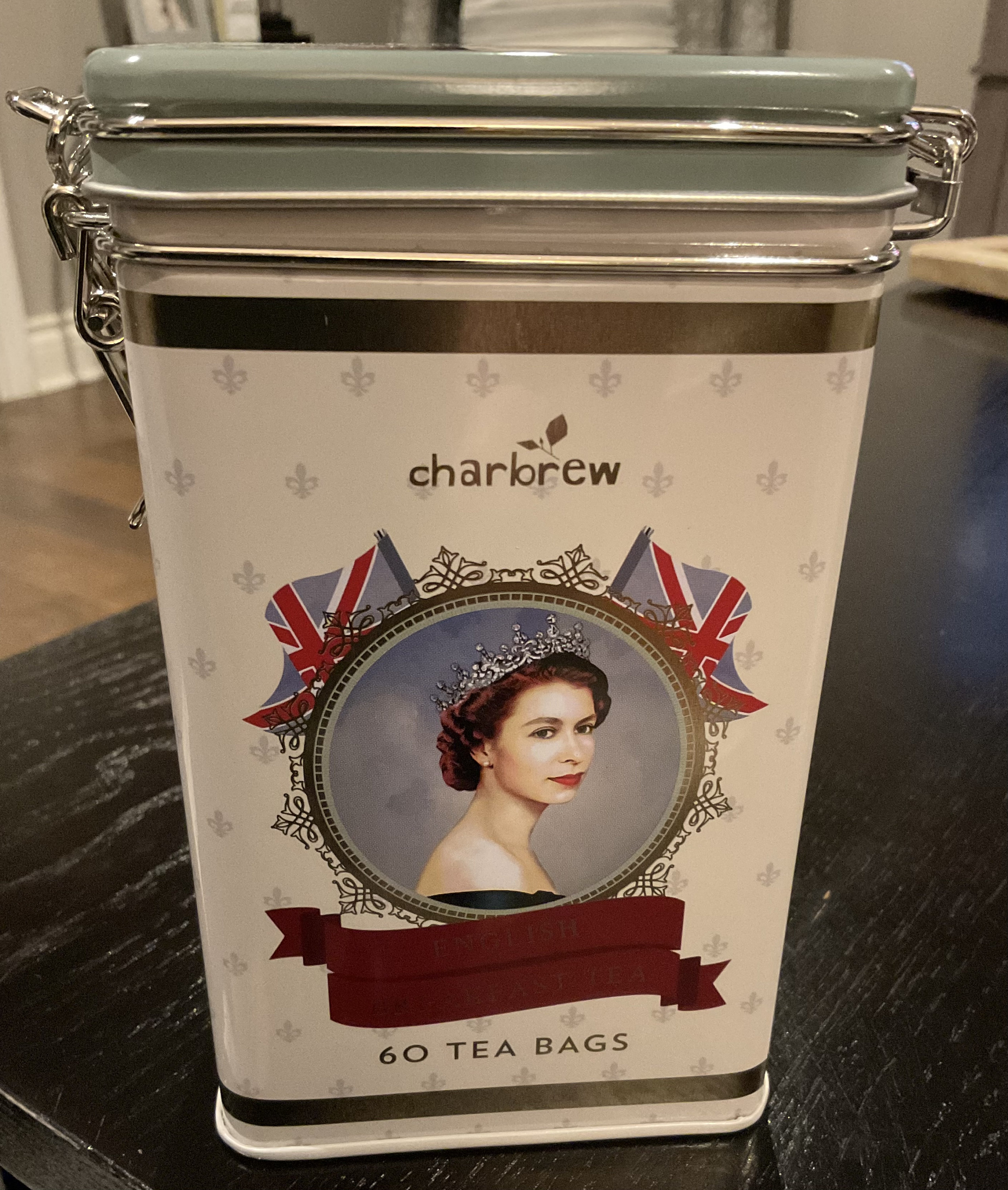 Royal Family Tea Caddy HM Queen Elizabeth II - Etsy