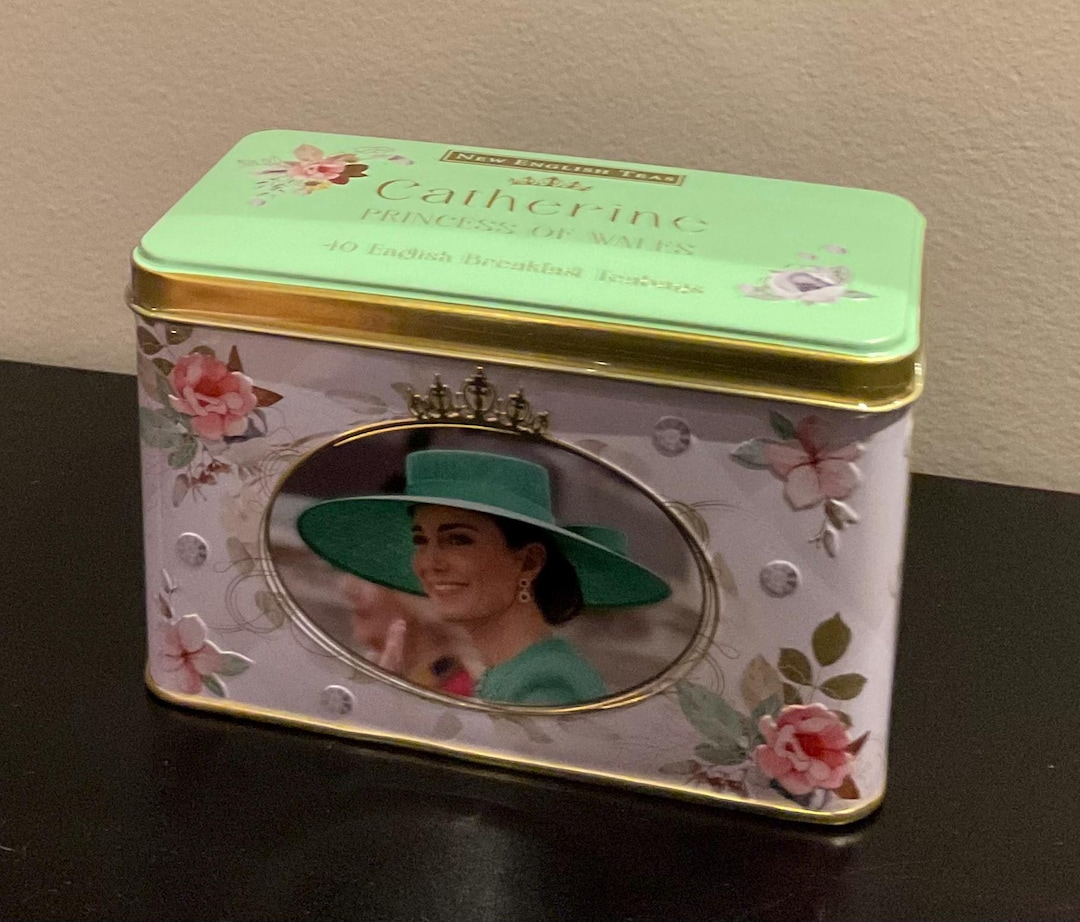 Royal Family Catherine Princess of Wales Tea Tin - Etsy