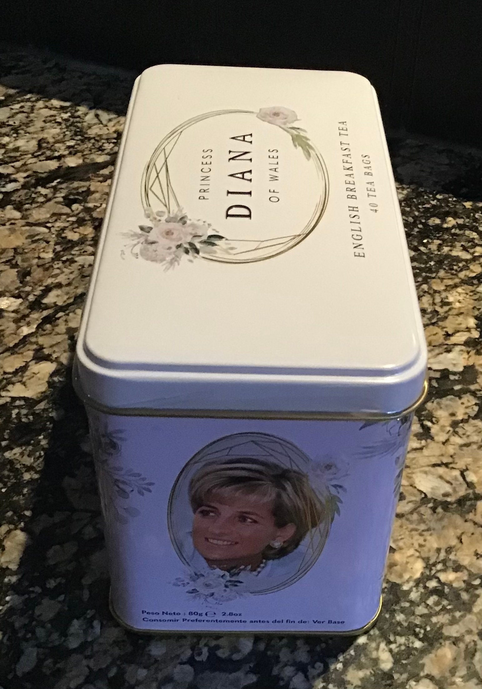 Royalty Tea Tin Princess Diana Sealed - Etsy