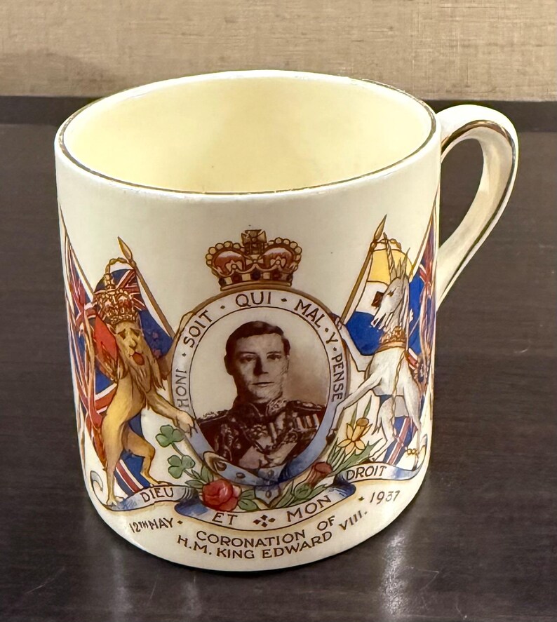 Royal Family Mug King Edward VIII Intended Coronation - Etsy