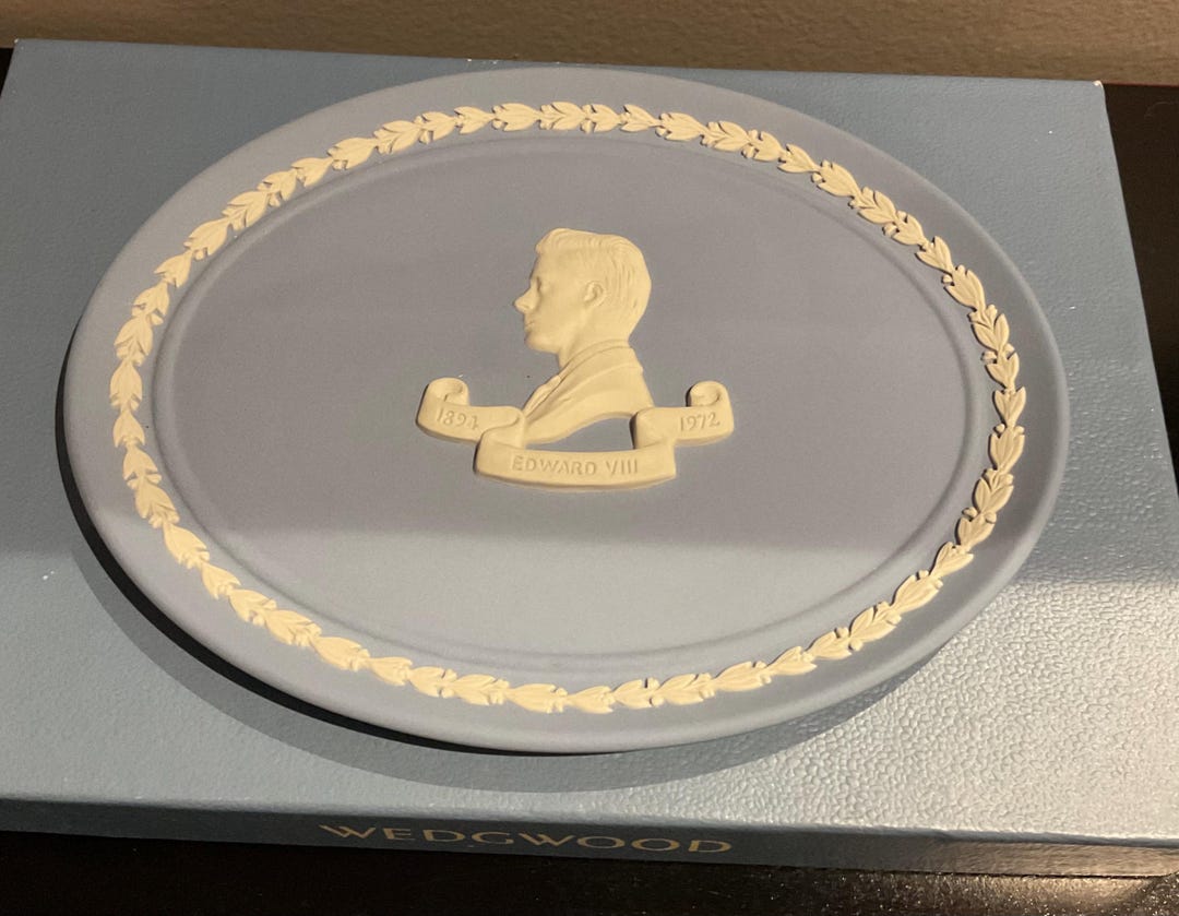 Wedgwood King Edward VIII Memorial Plate Boxed - Etsy