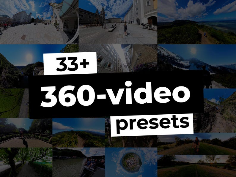 Premiere Pro 360-video Presets | Gimbal Guru Reframe Presets V3.1 - Etsy