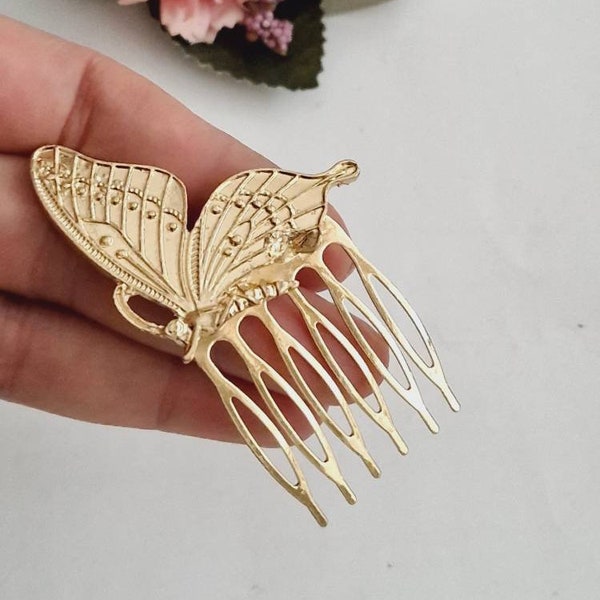 Butterfly Hair Comb - Etsy