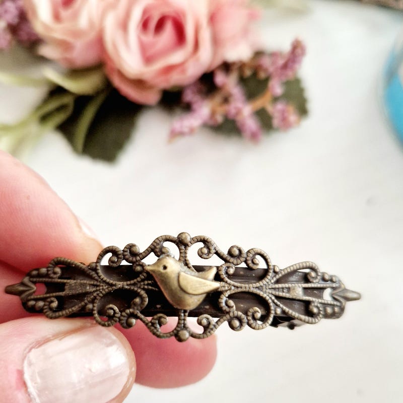 Brass Barrette Celtic - Etsy UK