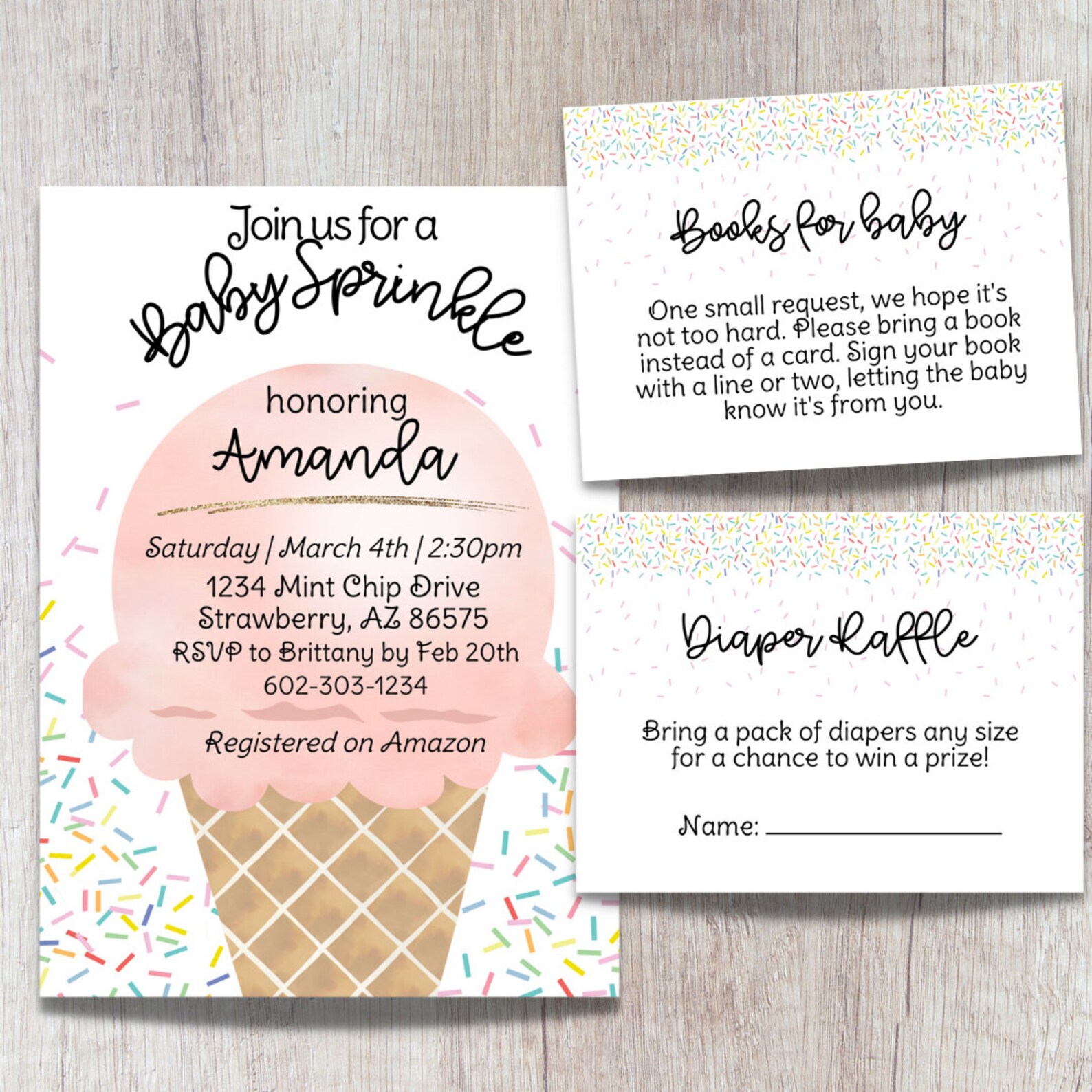Baby Sprinkle Invitation Baby Shower Invite Baby Sprinkle - Etsy