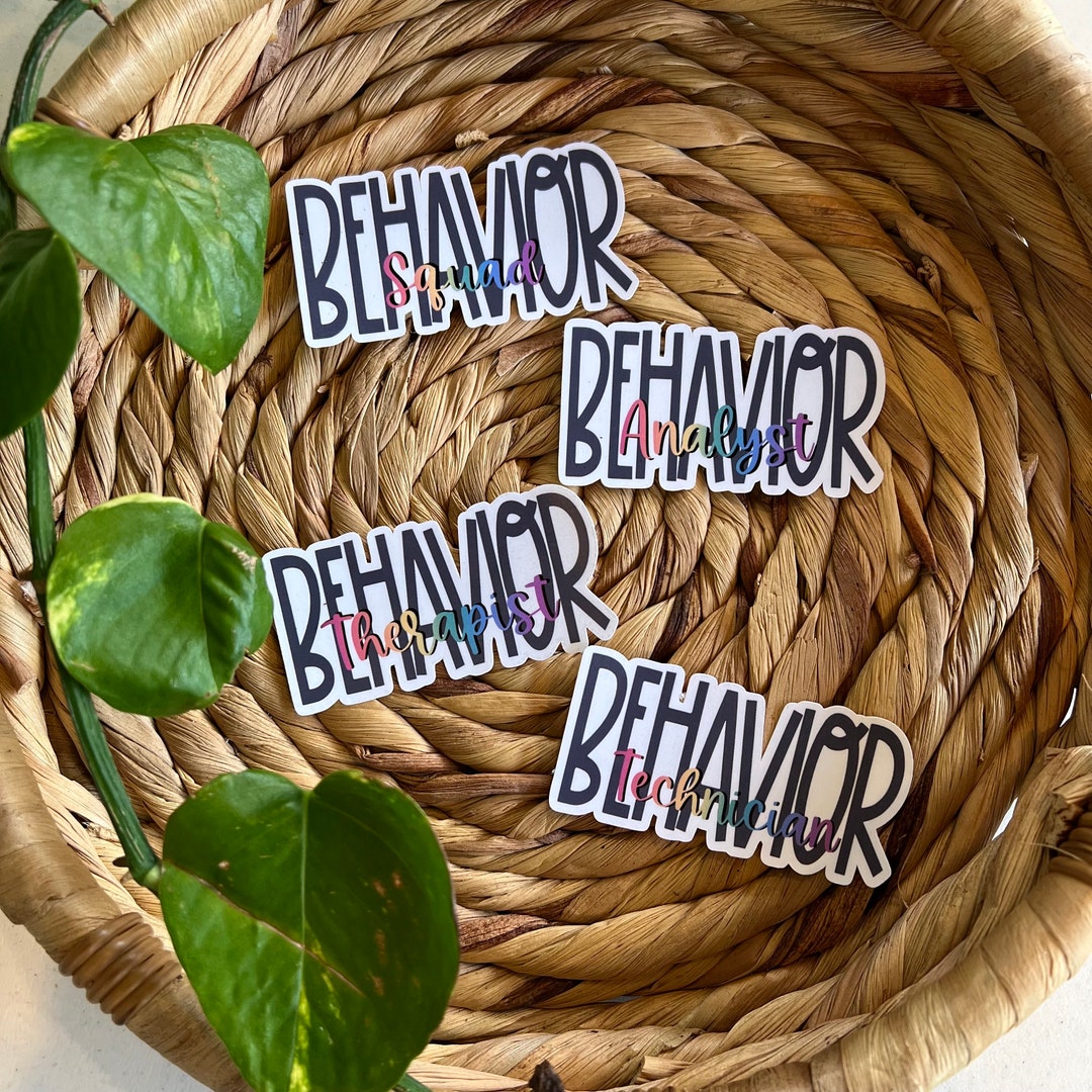 BCBA Stickers Behavior Sticker RBT Sticker Bcba Rbt Aba - Etsy