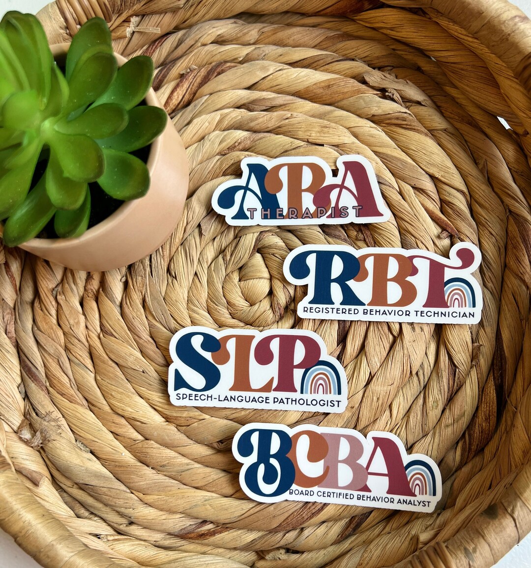 Behavior Analyst Stickers Bcba Gift Aba Therapy Sticker - Etsy