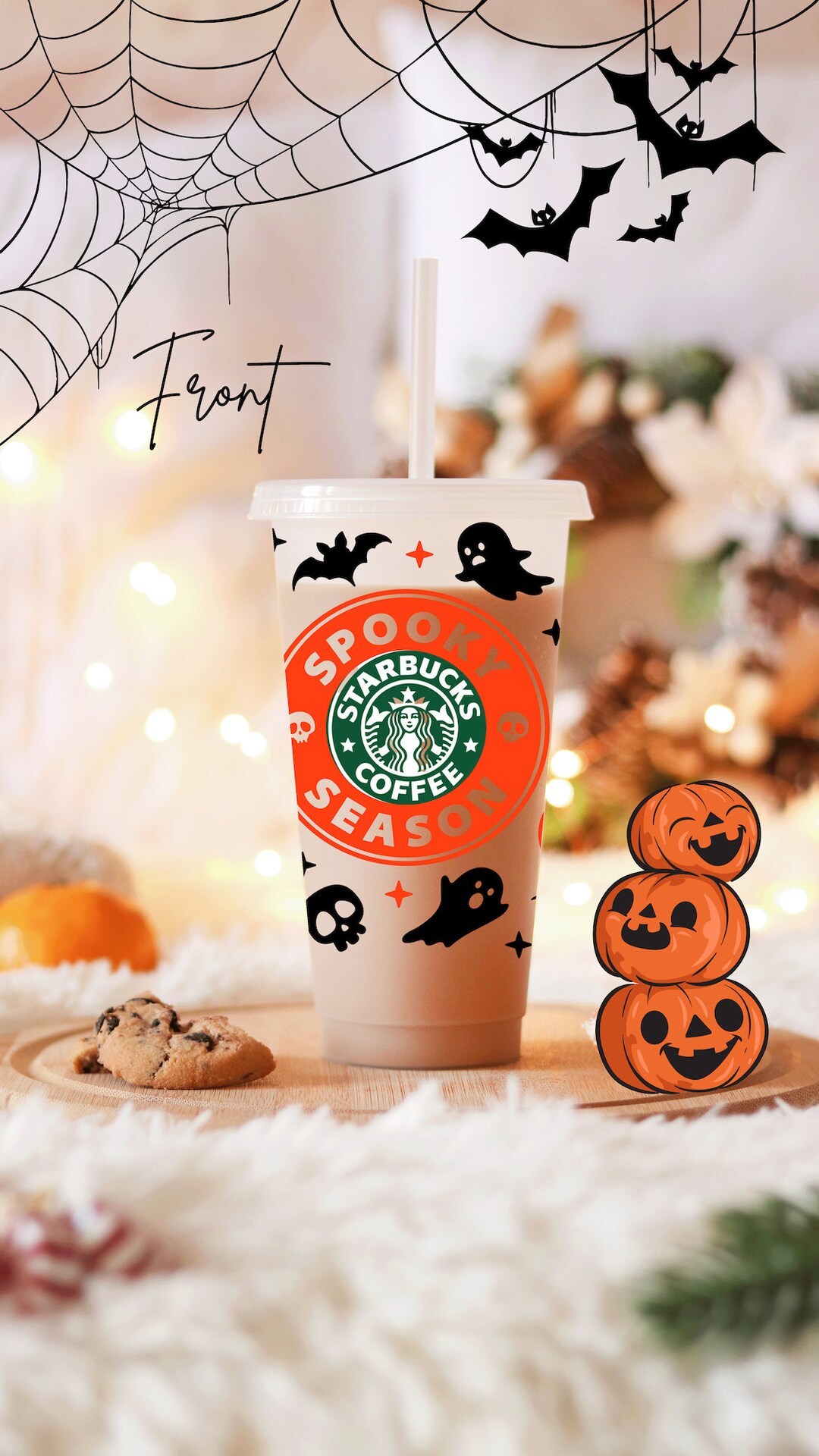 Spooky Season Halloween Starbucks Reusable Cup - Etsy