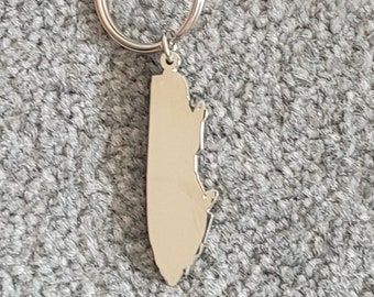 JET SKI KEYCHAIN With Personalized With Initial Charm Nautical Boating ...