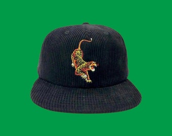 Embroidered Tiger Hat - Etsy