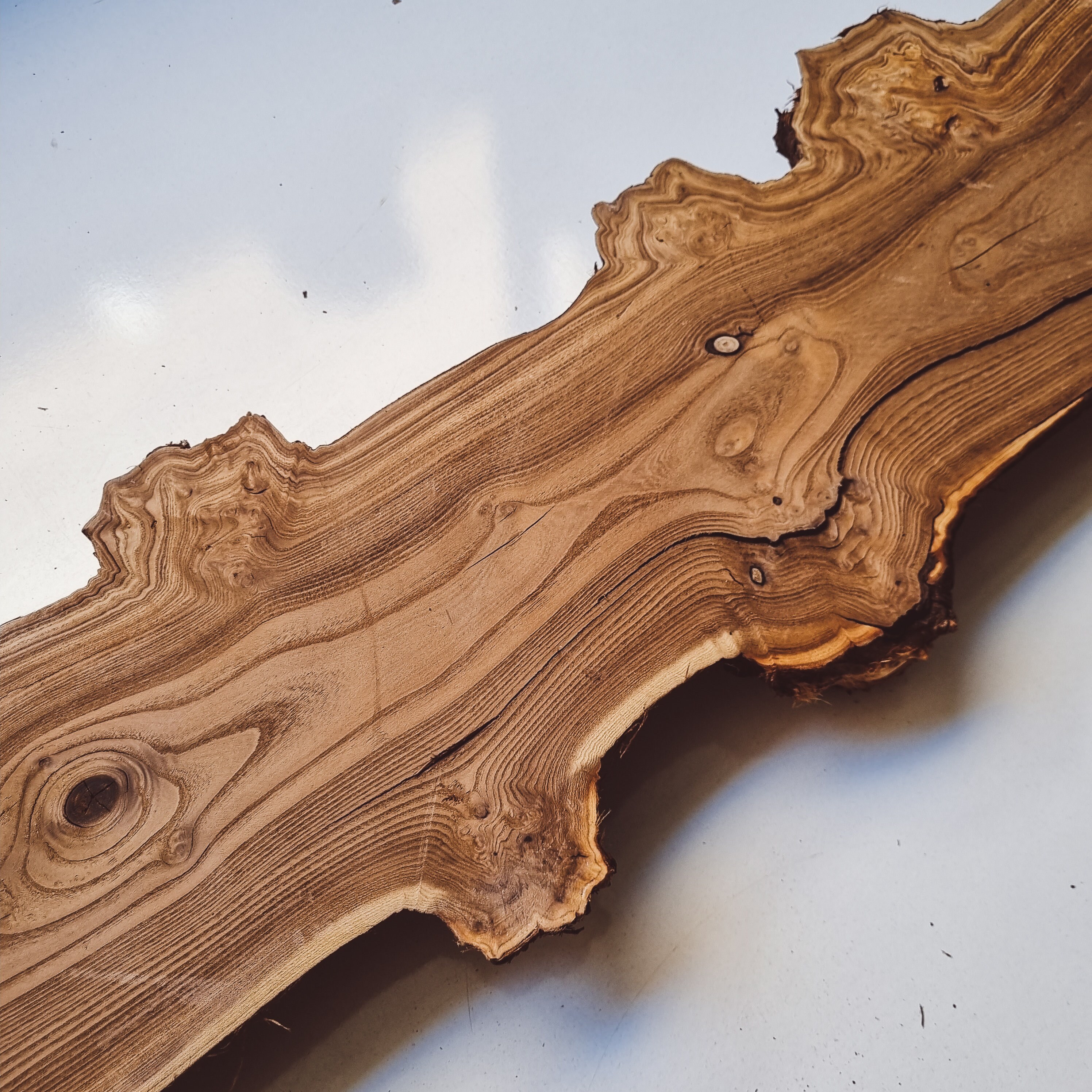 Live Edge Raw Edged Wood Sheet, Live Edge Sheet Unfinished for Craft ...