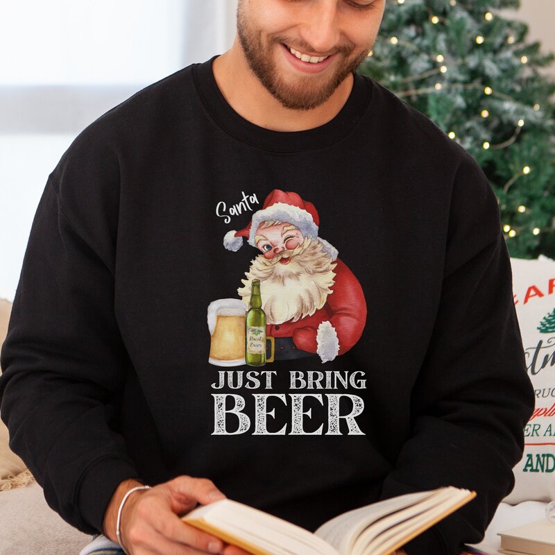 Beer Christmas Jumper - Etsy UK