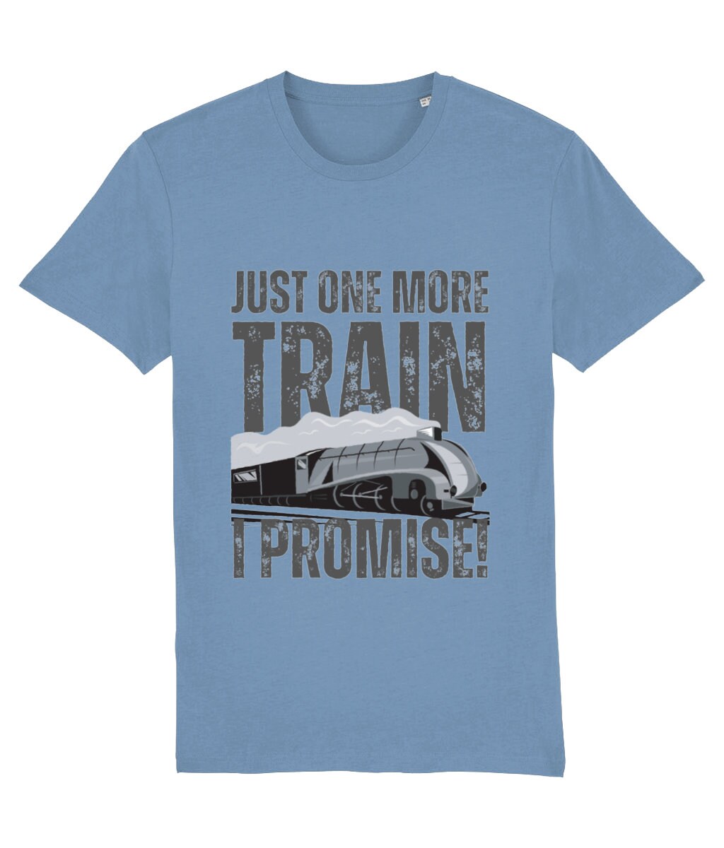 Train Gifts Train Shirt Just One More Train I Promise Funny Train T ...