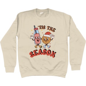 Retro Christmas Sweatshirt, Tis the Season Shirt, Vintage Style ...
