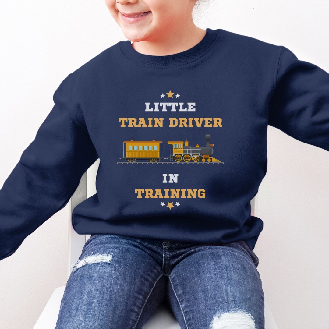 Kids Train Sweatshirt Little Train Driver Shirt Model Railway ...