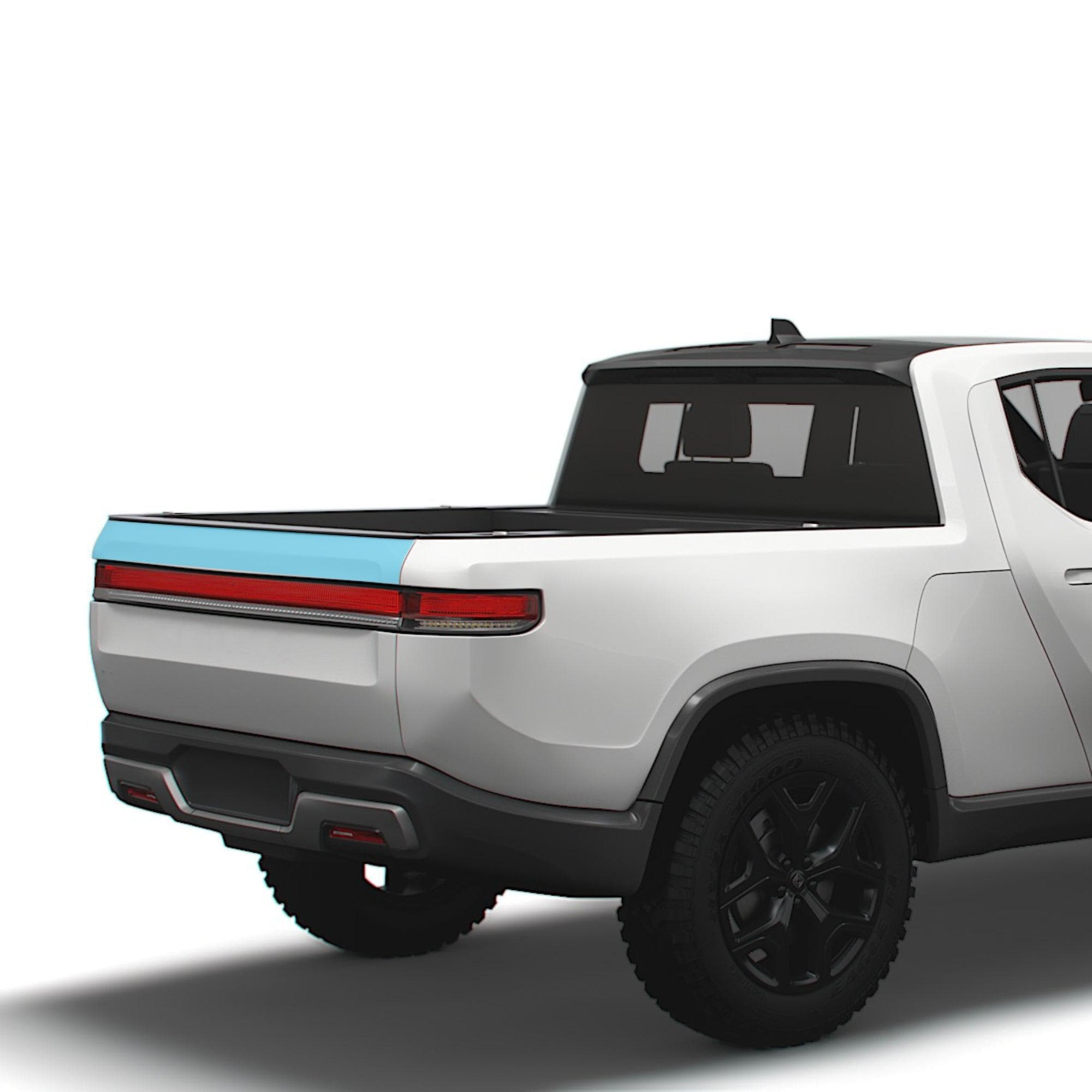 Tailgate Rear Bumper PPF Full Coverage Paint Protection Film for Rivian ...