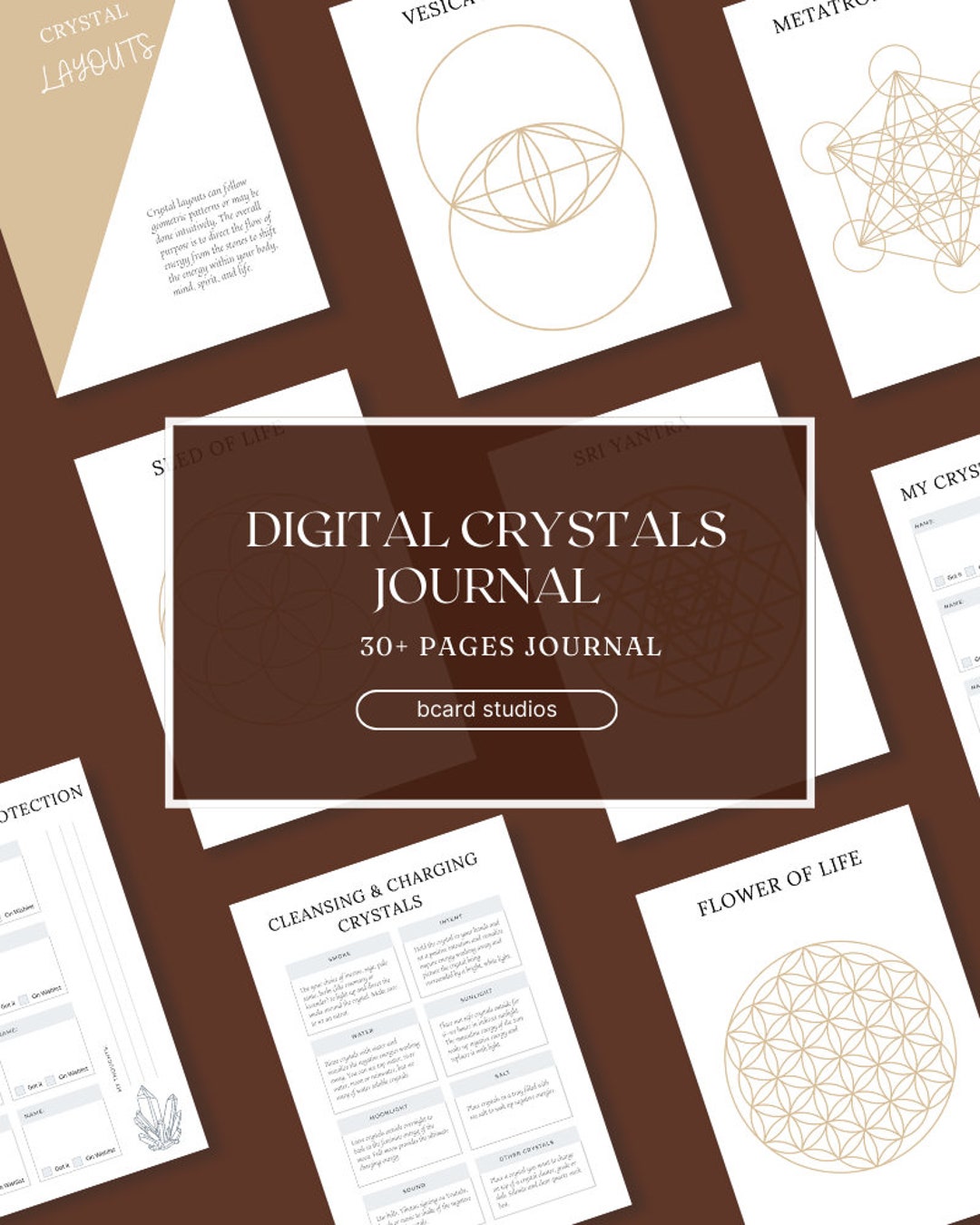 Crystal Guide, Crystals Journal, Personalized Crystals Journal, Soft ...